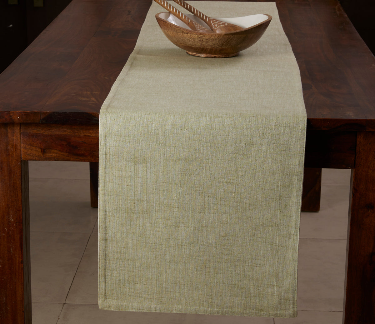 Slub Chambray - 16" X 80" Runner - 100% Cotton