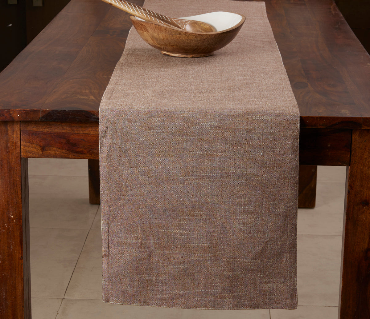 Slub Chambray - 16" X 80" Runner - 100% Cotton